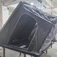 China Extra Large 3-Person Camping Aluminum Tent for Outdoor Rooftop Car 4x4 Offroad Guangzhou Hard Shell Triangle Clamshell Roof Tent for sale