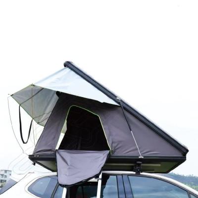 China Waterproof Hard Shell Aluminum 3-Person Rooftop Tent with Ladder for Truck Jeep Car Roof Top Accessory for sale