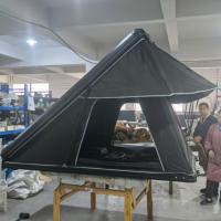 China Waterproof Hard Shell Aluminum 3-Person Rooftop Tent with Ladder for Truck Jeep Car Roof Top Accessory for sale