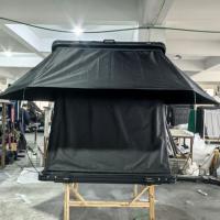 China Aluminum Rooftop Tent with Ladder Waterproof Hard Shell Roof Top Tent for Jeep Car SUV Folding Car Cover Tent for sale