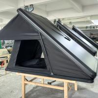 China Aluminum Rooftop Tent with Ladder Waterproof Hard Shell Roof Top Tent for Jeep Car SUV Folding Car Cover Tent for sale
