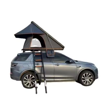 China New 3-Person Camping Aluminum Tent for Outdoor Hiking and Rooftop Car Roof Waterproof Triangle Clamshell Hard Shell Top Tent for sale