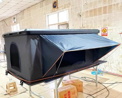 China High Quality 4x4 Outdoor Aluminum Hard Shell Car Rooftop Tents 4-Person Waterproof Roof Top for Offroad Camping Quick Cotton for sale