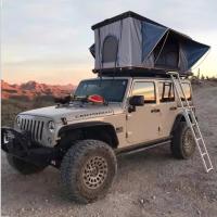 China High Quality 4x4 Outdoor Aluminum Hard Shell Car Rooftop Tents 4-Person Waterproof Roof Top for Offroad Camping Quick Cotton for sale