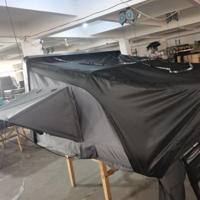 China 4x4 Large 4-Person ABS Hard Shell Roof Top Tent Waterproof Oxford Camping Off-Road Automatic Quick Setup for Jeep SUV Rooftop for sale