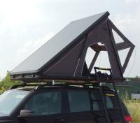 China Outdoor 4x4 Waterproof Aluminum Hard Shell Triangle Rooftop Tent for 4 People Sale Car Roof Top Camping Tent for sale