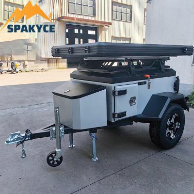 China Luxury 4x4 Small Trailer Off-Road Camper RV for Wilderness Outdoor Self-Driving Camping Portable Tent House Trailer Accessory for sale