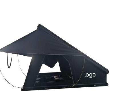 China OEM Wholesale Aluminum Hard Shell Roof Top Tent Oxford Fabric for 4 People Vehicle Roof Tents for sale