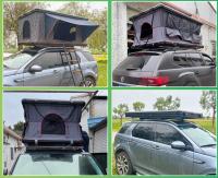 China Hard Shell Automatic Rooftop Tent for SUV Truck and Camping 4x4 Offroad Made of Cotton with Ladder Accessory for sale