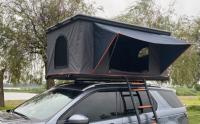 China Hard Shell Automatic Rooftop Tent for SUV Truck and Camping 4x4 Offroad Made of Cotton with Ladder Accessory for sale