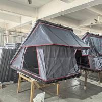 China Manufacturer Sales 4x4 Outdoor Car Roof Aluminum Hard Shell Rooftop Tent for Off-Road Camping Oxford 4 Person Capacity for sale