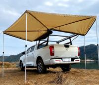 China OEM 4x4 4WD Outdoor Camping Waterproof Free Standing 270 Degree Car Roof Side Awning Tent Oxford Fabric 270 Annex Room for sale
