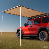 China 4x4 Waterproof Car Roof Side Awning Tent Retractable Outdoor Camping Tent Made of Oxford Fabric for Offroad Adventures for sale