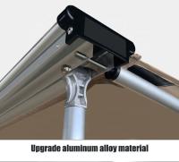 China Outdoor Camping Vehicles Aluminum Alloy Pole Roof Tents Factory Hot Selling Sunshade and Waterproof Roof Curtains for sale