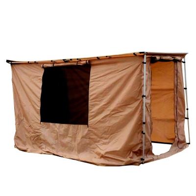 China 4x4 Car Side Tent Outdoor Camping Retractable Awning with Annex Room Free Standing Oxford Fabric for sale
