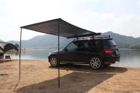 China Hot Selling Outdoor Car Awning Tent 4x4 SUV Aluminum Shell Retractable Car Side Awning for sale