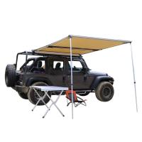 China Car Side Tent Outdoor Car Awning Rain Proof Shelter Vehicle Oxfords Camp Tent 4x4 Awning Car Sunshade Tent With Led Light for sale