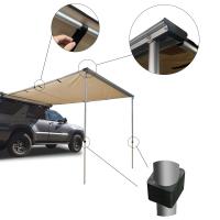 China Car Side Tent Outdoor Car Awning Rain Proof Shelter Vehicle Oxfords Camp Tent 4x4 Awning Car Sunshade Tent With Led Light for sale