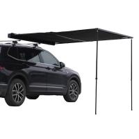 China Awning Side Tent Retractable Aluminum Alloy Shell 2.5*2.5M Suv Car Roof Side Awning Accessories 4X4 4Wd Awning Tent for sale