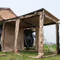 China 4x4 Oxford Car Tent with Rainproof Awning Side Wall Self-Driving Tour Camp Car Tent Small House Structure with Two Bedrooms for sale