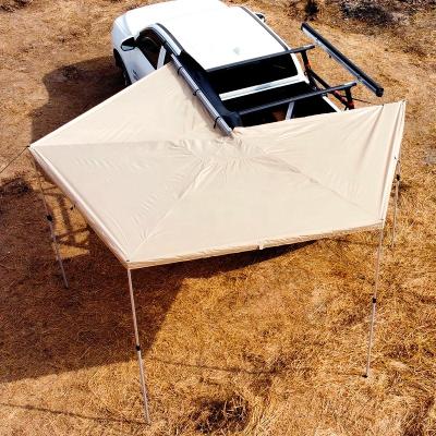 China Car Awning Free Standing 270 Degree Rooftop Car Foxwing Awning for Camping Oxford Fabric Passenger Side Awning for sale