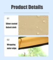 China Car Awning Free Standing 270 Degree Rooftop Car Foxwing Awning for Camping Oxford Fabric Passenger Side Awning for sale