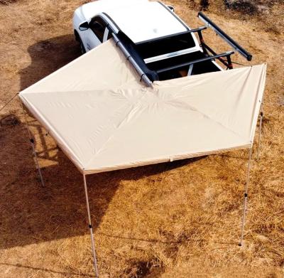 China Hot Sale Truck Car Roof Tent Side 270-degree Car Awnings for Right or Left 270 to Camping 270 Freestanding 4x4 Awning for sale