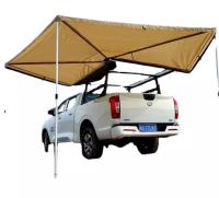 China New Design 270 Degree Free Standing Poles Awning Car Side Roof Top Tent Made of Oxford Fabric for Camping for sale