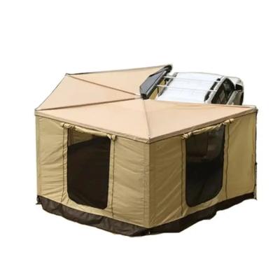 China Waterproof 4x4 Free Standing Retractable RV Awning 270 Degree Car Side for Batwing Canopy Tent for Offroad Cars for sale