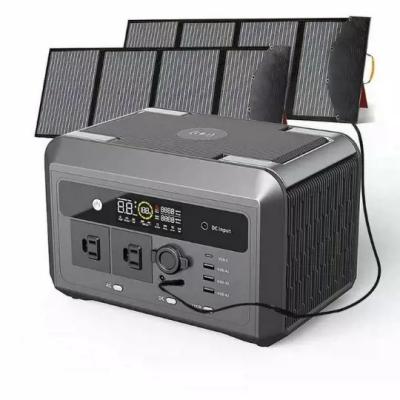 China 800W 1200W New Outdoor Charging Solar Generator Portable Power Station for Mobile Phone Laptop Camping for sale