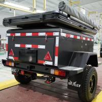 China China Camperv Folding DIY Car Trailer Aluminum Camping Canvas RV Travel Trailer Small Tent Price Kitchen Camper Trailer House for sale