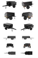 China Factory Small Camping Trailer Toy Hauler Travel Trailer Tiny Travel Trailers for sale