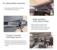 China Factory Small Camping Trailer Toy Hauler Travel Trailer Tiny Travel Trailers for sale
