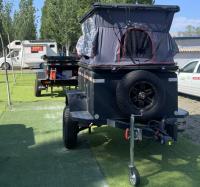 China Factory Small Trailer Off-road Vehicle Trailer Tent RV Compact Offroad Camper Trailers caravan for sale