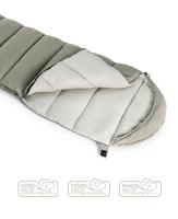 China High Quality Outdoor Lightweight  Waterproof 1800g Durable Cotton Sleeping Bag Great for Winter China Sleeping Bags for sale