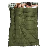 China Factory Wholesale Ultralight Outdoor Double Sleeping Bag Waterproof Lightweight 2 Person Sleeping Adult Bag Camping for sale