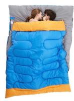 China Factory Wholesale Ultralight Outdoor Double Sleeping Bag Waterproof Lightweight 2 Person Sleeping Adult Bag Camping for sale