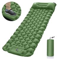 China Outdoor Ultralight TPU Compact Inflatable Sleeping Mat Air Mattress Hiking Camping Equipment for sale