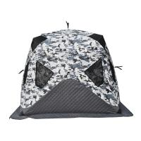 China Outdoor Camp Sauna Tent Portable Pop up Ice Fishing Tent Square Hiking Insulated Camping Ice Cube Winter Fishing Tent for sale