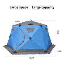 China Outdoor Cold-Proof Windproof Winter Fishing Tent Winter Thickening and Cotton Ice Fishing Tent for sale