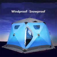 China Outdoor Cold-Proof Windproof Winter Fishing Tent Winter Thickening and Cotton Ice Fishing Tent for sale