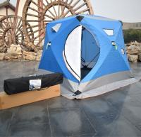 China Pop up Outdoor Ice Cube Winter Fishing Tent Thermal Insulated Sauna Fishing Tent for sale