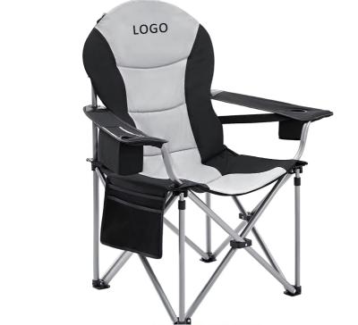 China Modern Lightweight Outdoor Portable Eco-Friendly Foldable Fishing Camping Chair Ice Bag Metal Frame for Park Outdoor Furniture for sale