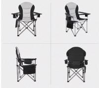 China Modern Lightweight Outdoor Portable Eco-Friendly Foldable Fishing Camping Chair Ice Bag Metal Frame for Park Outdoor Furniture for sale