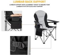 China Modern Lightweight Outdoor Portable Eco-Friendly Foldable Fishing Camping Chair Ice Bag Metal Frame for Park Outdoor Furniture for sale