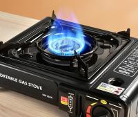 China Stainless Steel Outdoor Mini Camping Portable BBQ Kitchen Picnic Cooker Butane Travel Cassette Gas Stove for sale