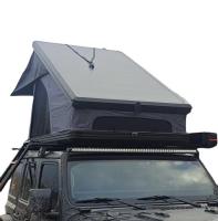 China Camper Aluminum Car Tent Outdoor Hiking Rooftop Tent New Triangle Hard Shell Top Roof Tent for sale