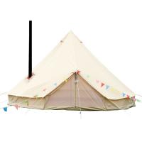 China Luxury Waterproof Arabic Big Outdoor Inflatable Mongolian Yurt Tent Camping Glamping Yurt Tent Canvas Outdoor Bell Tent for sale