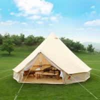 China Luxury Waterproof Arabic Big Outdoor Inflatable Mongolian Yurt Tent Camping Glamping Yurt Tent Canvas Outdoor Bell Tent for sale