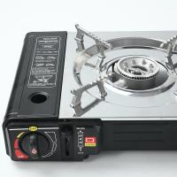 China Wholesale of High Quality Outdoor 2 in 1 Double Burner Gas Stove Portable Lightweight Safety Propane Butane Gas Stove Kit With for sale